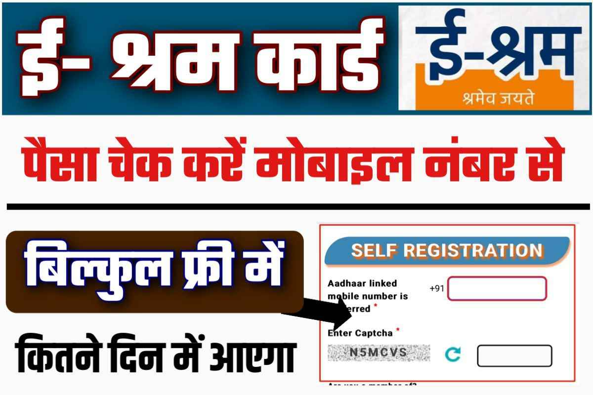 इन लोगों के खातों में आ गया इ श्रम का पैसा, ऐसे जल्दी करें चेक